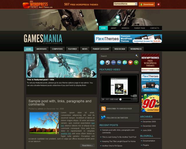 Top 10 Best WordPress Gaming Themes that are Free of Charge – Bloggrrr.com