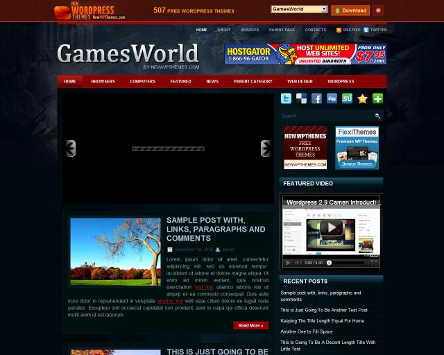 Top 10 Best WordPress Gaming Themes that are Free of Charge – Bloggrrr.com