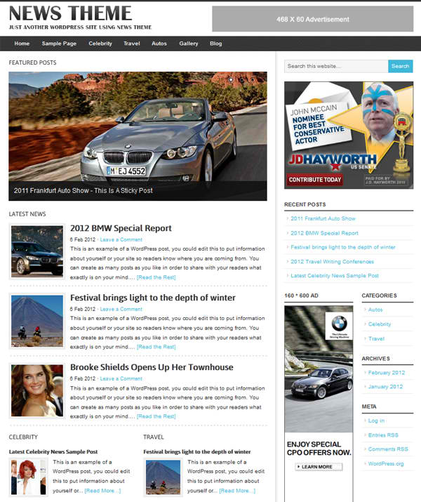 Top 10 WordPress News Themes That Have Been Designed to Create ...